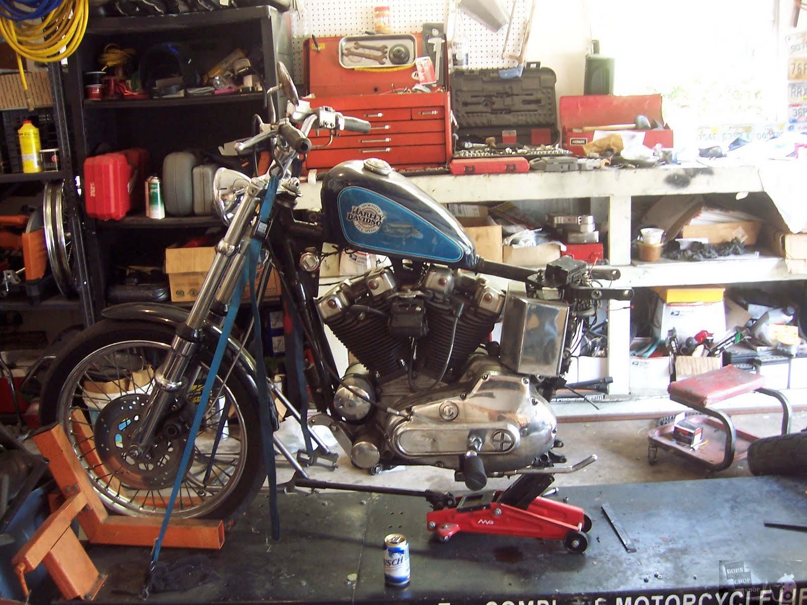 BOBS CHOP SHOP: FINALLY BACK FROM NY! 1973 HARLEY SPORTSTER IRONHEAD ...