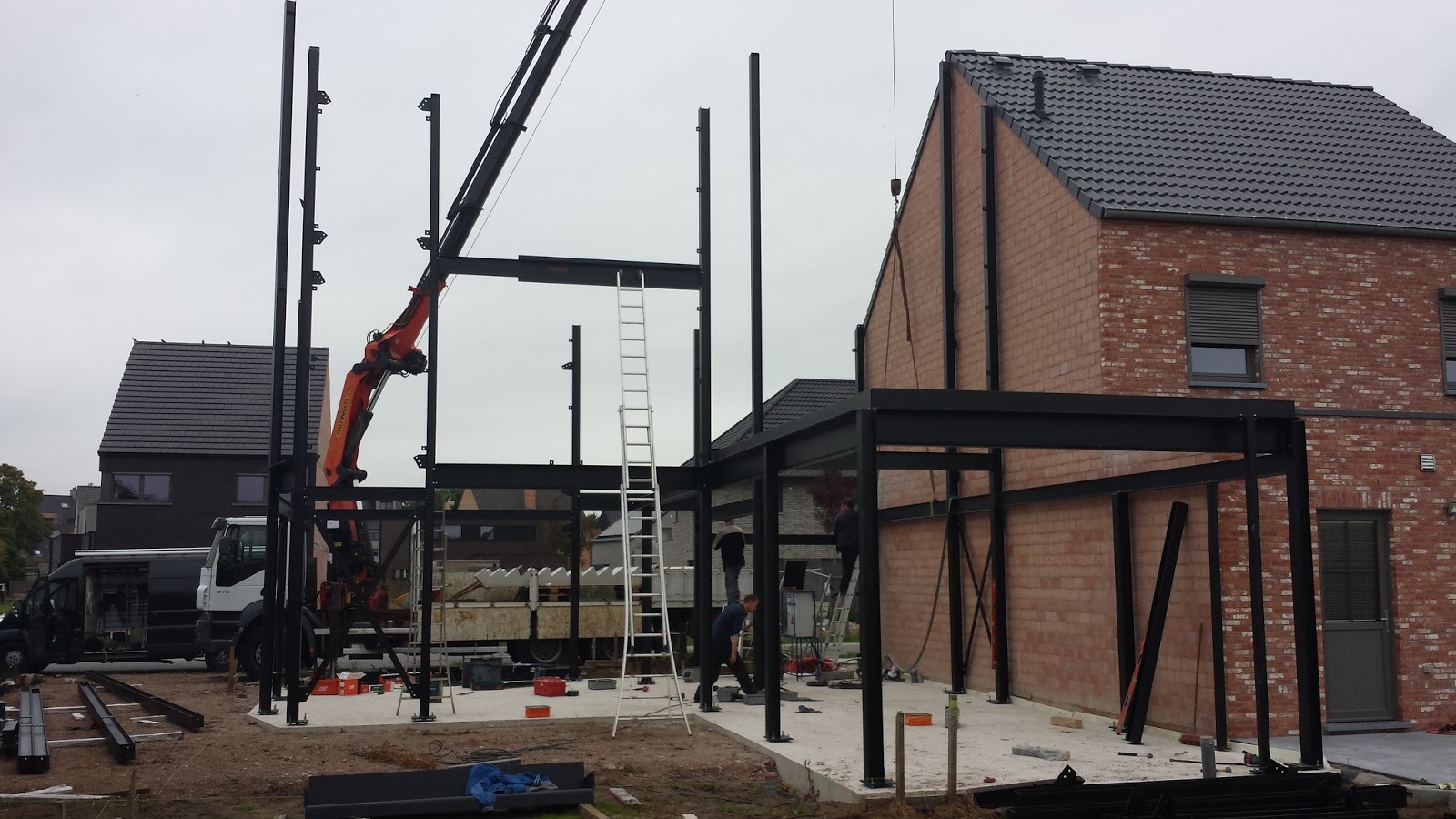 Ons bouwproject: Staalconstructie & Gewelven