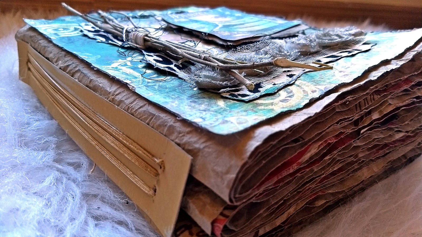 PaperArtsy: 2017 #18 Torn, Ripped, Burnt: Boho Journal with EEA {by ...