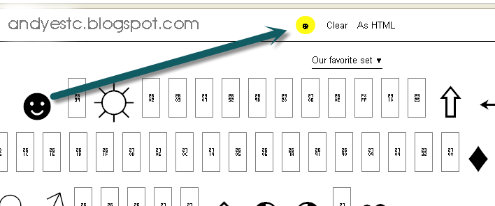 Membuat Simbol Unik Dengan CoppyPasteCharacter - ANDYE STC BLOG
