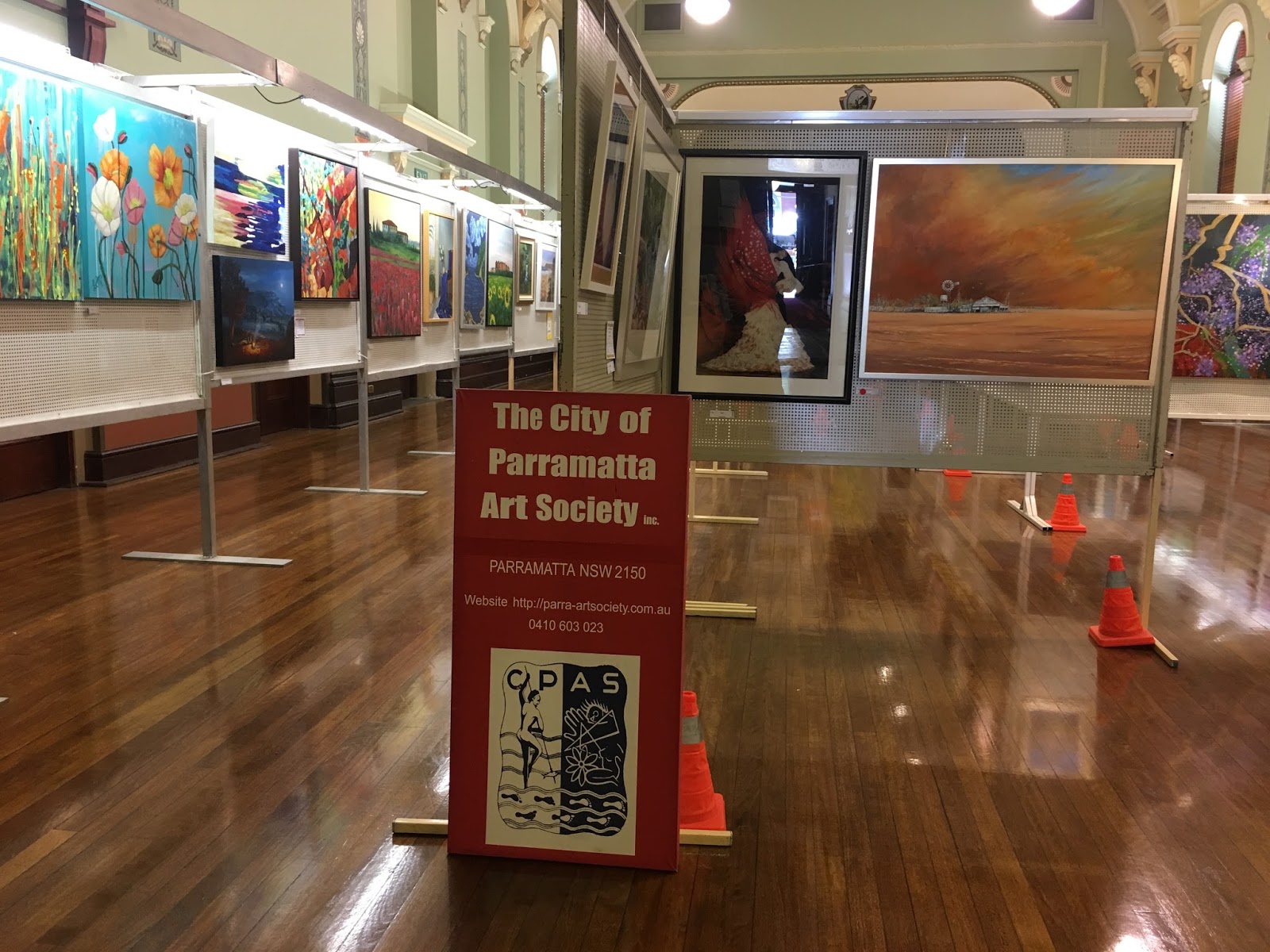 Parramatta Town Hall Exhibition 2016, Sydney - Vesna Leles Art