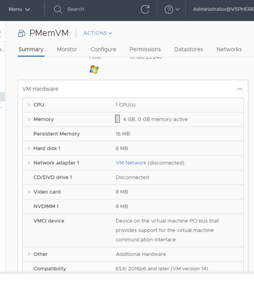 VMware vSphere 6.7 Journey (4) - Persistent Memory / NVDIMM ~ 不自量力 の ...