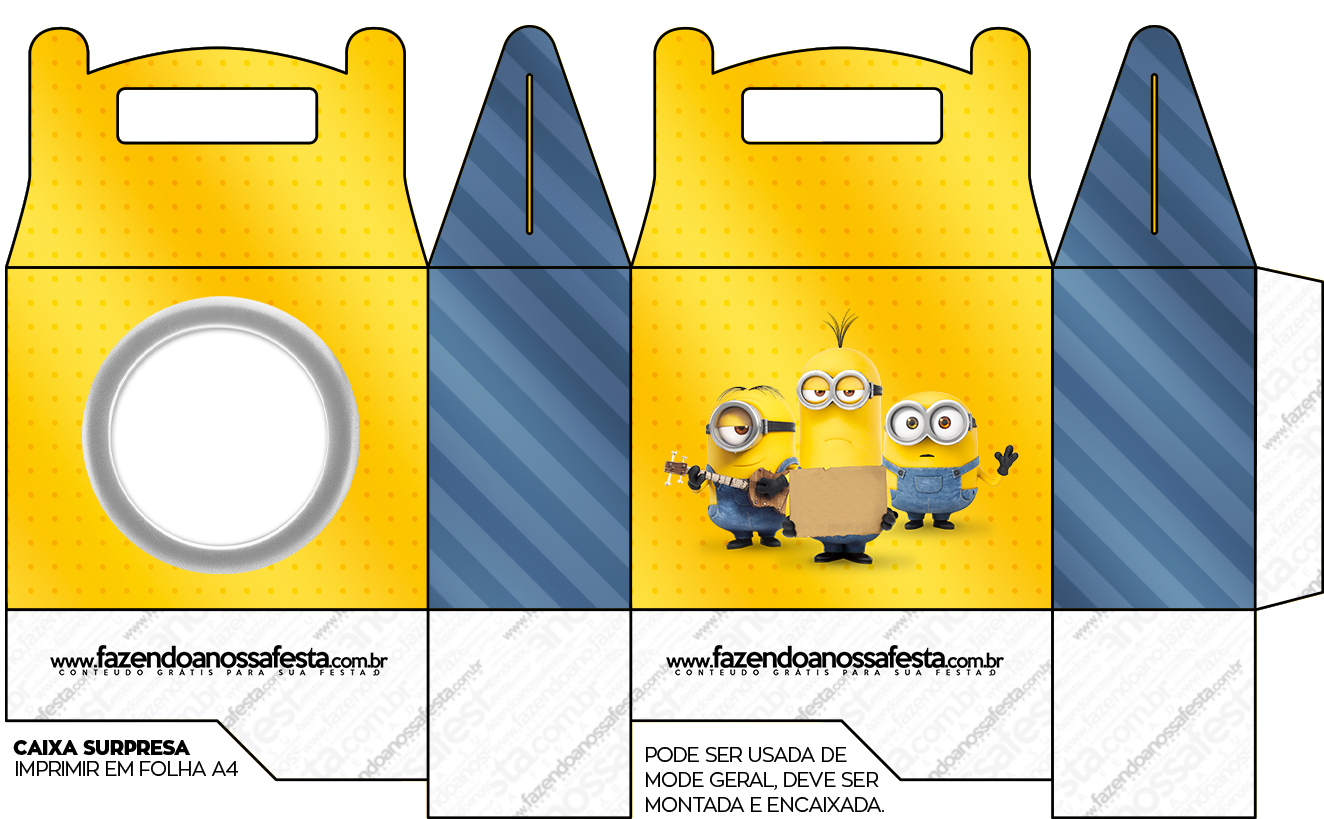 Minions Movie: Free Printable Boxes. - Oh My Fiesta! in english