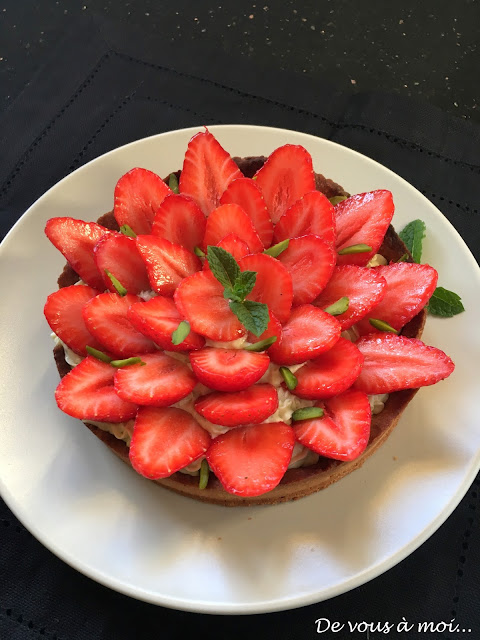 De vous à moi...: TARTE AUX FRAISES ET PETITS FRUITS ROUGES, CRÈME A LA ...