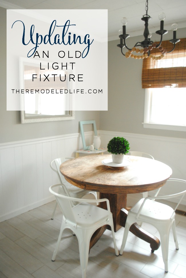 The Remodeled Life: Updating an Old Light Fixture