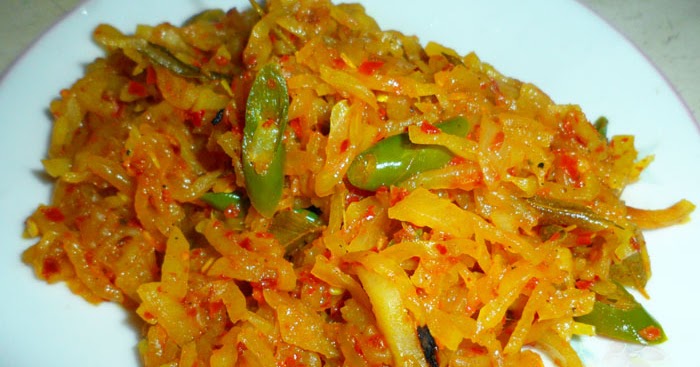 BEST FOOD RECIPES IN SRI LANKA: Raabu Beduma - Radish Tempered