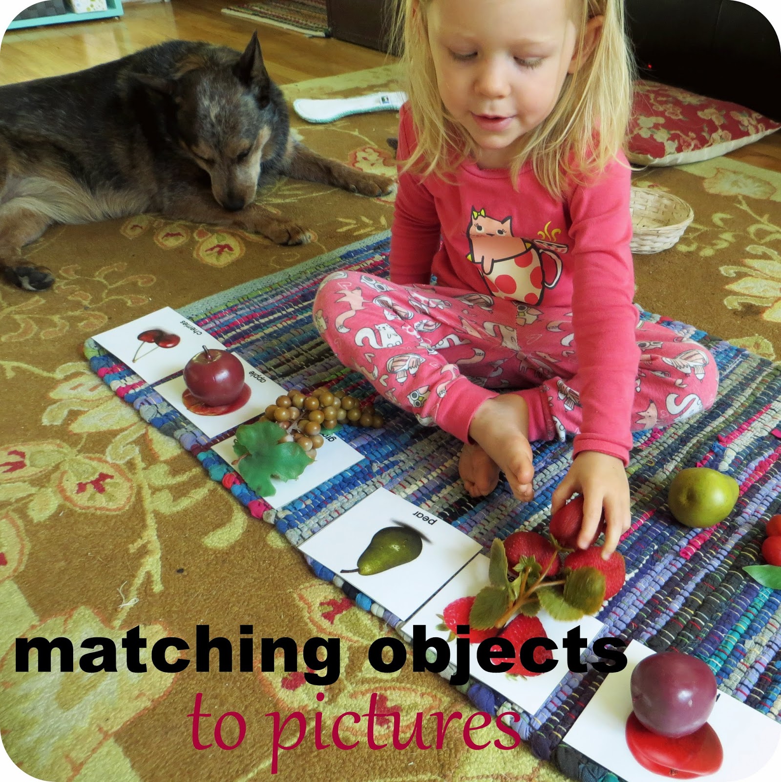 itty bitty love: matching objects to pictures