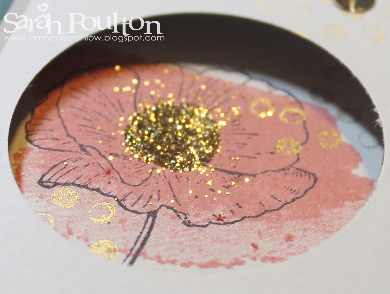 Stampin' Sarah!: Scallop Tag Punch Fancy Fold Card