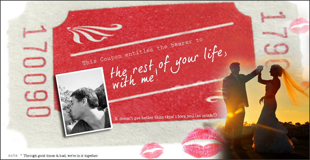 best day ever: Wedding Present Coupons