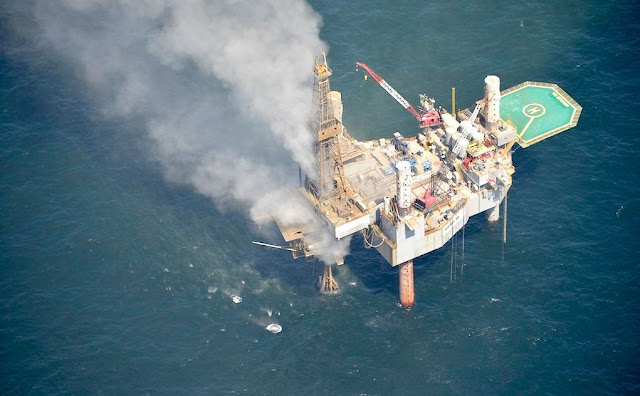 Gas Blowout at Hercules Drill Rig, Gulf of Mexico | Gulf Oil Spill