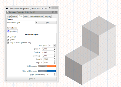 Learn to Draw 2D Art: Isometric projection in Inkscape
