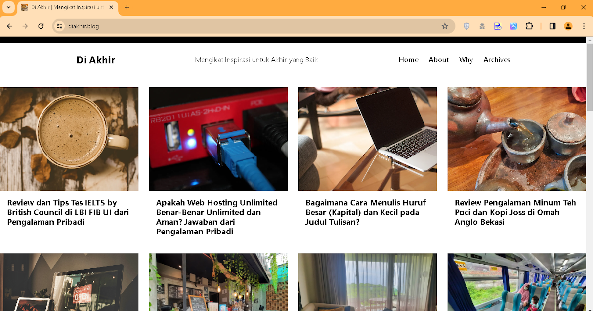 diakhir.blog Sebagai Contoh Blog Gaya Hidup Minimalis dan Sederhana