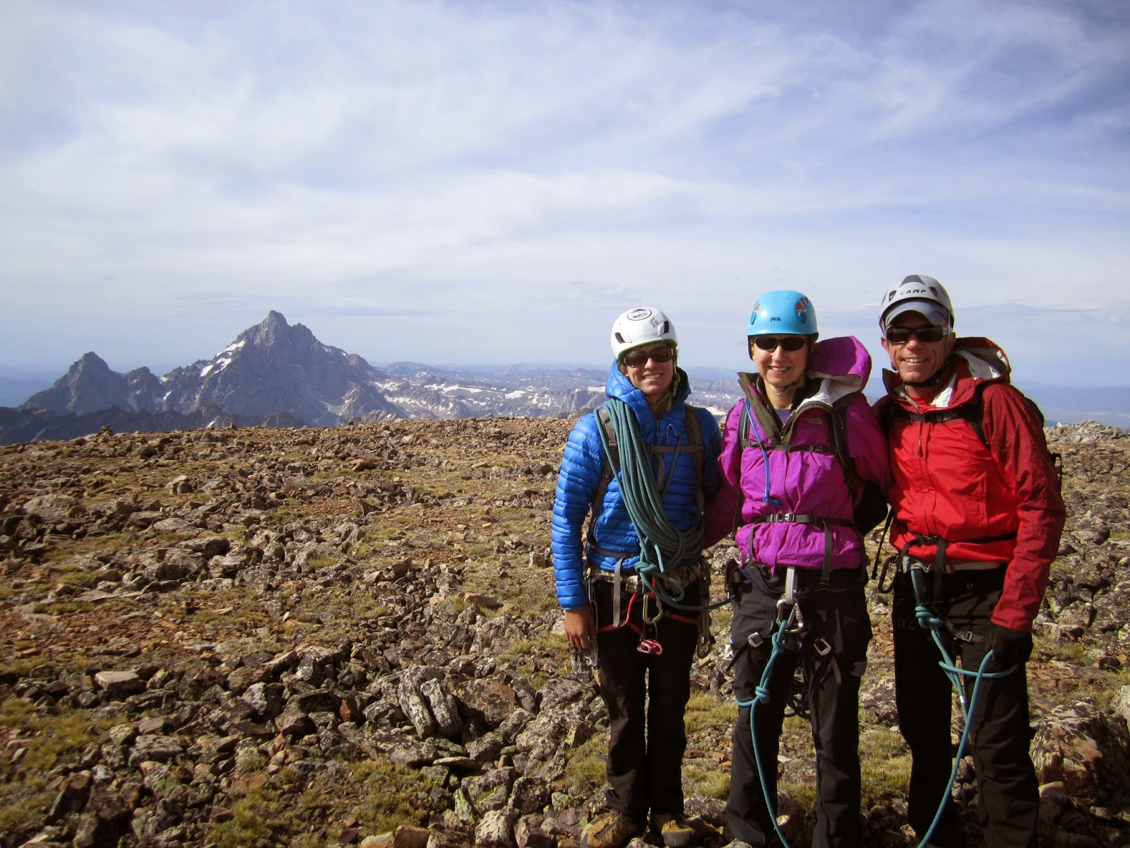 Grand Teton Peaks: Mt Moran, East Face