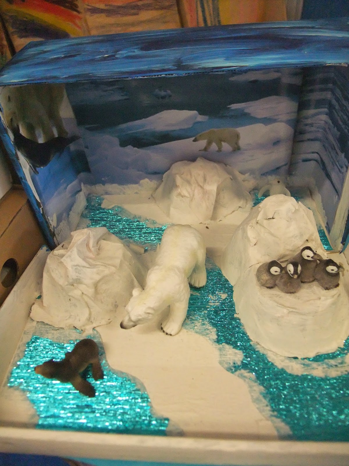Polar Bear Habitat Diorama