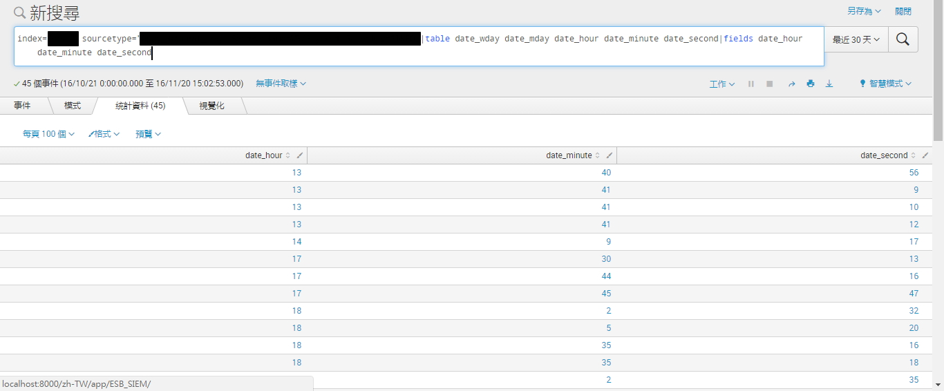 Splunk中隱藏欄位(fields)的做法 How to Hide fields for Splunk - World is Interesting