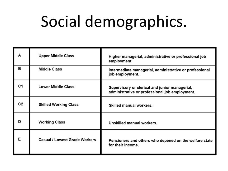 AS Media foundation portfolio : Demographics