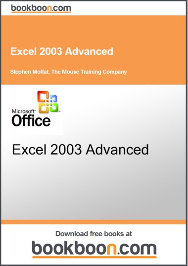 Free Learn Ms Excel 2003 Tutorial Advance ~ Online Training Software