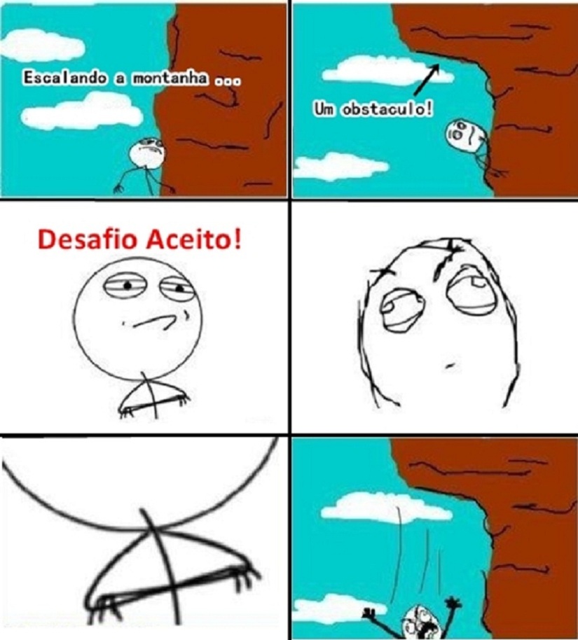 A escalada... | Eita! Memes