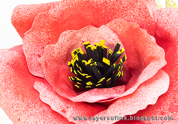 Layers of ink: Leather Paper Poppy and Gift Bag Tutorial