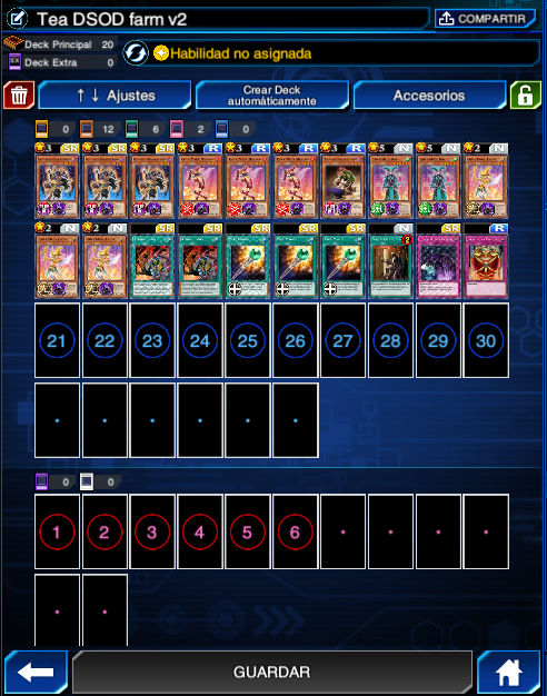 DUEL LINKS GUIAS: Farmeo Tea DSOD