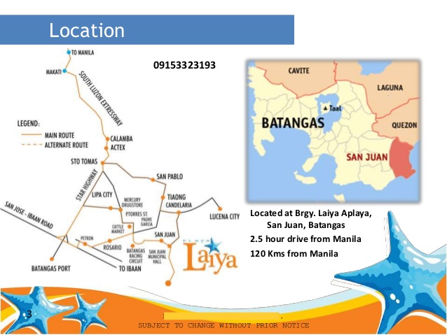 PLAYA LAIYA SAN JUAN BATANGAS:: MAP OF PLAYA LAIYA SAN JUAN BATANGAS ...