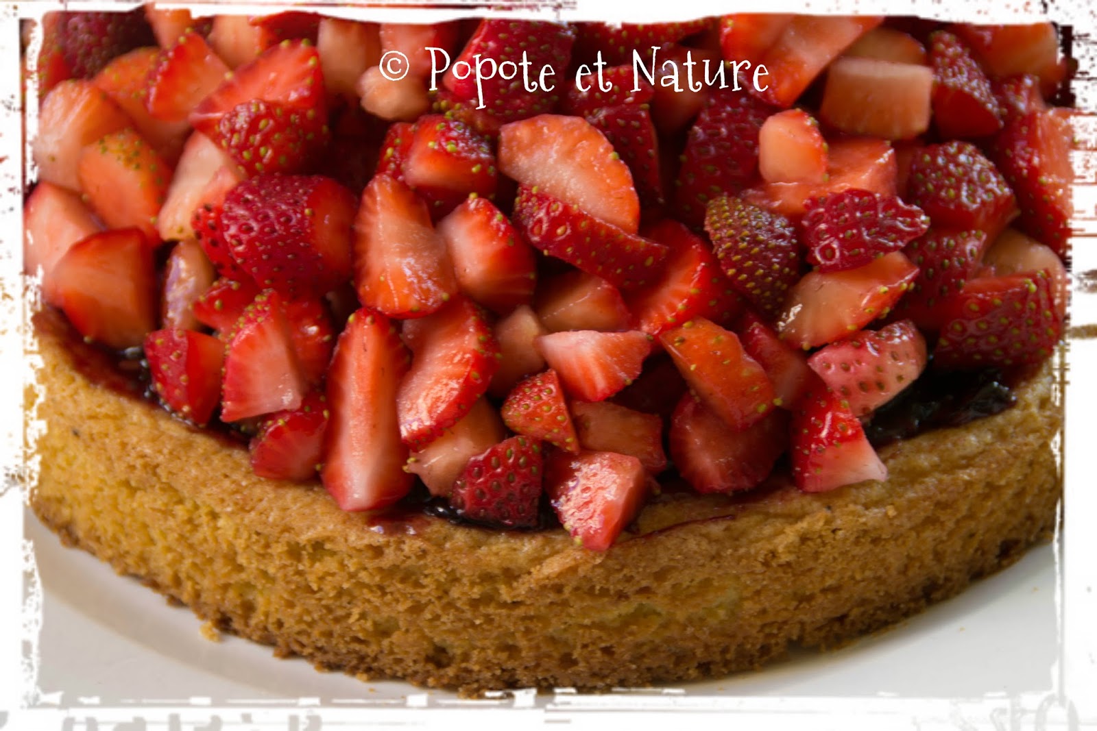 Popote et Nature: Un sablé gourmand aux fraises pour la fête des mamans