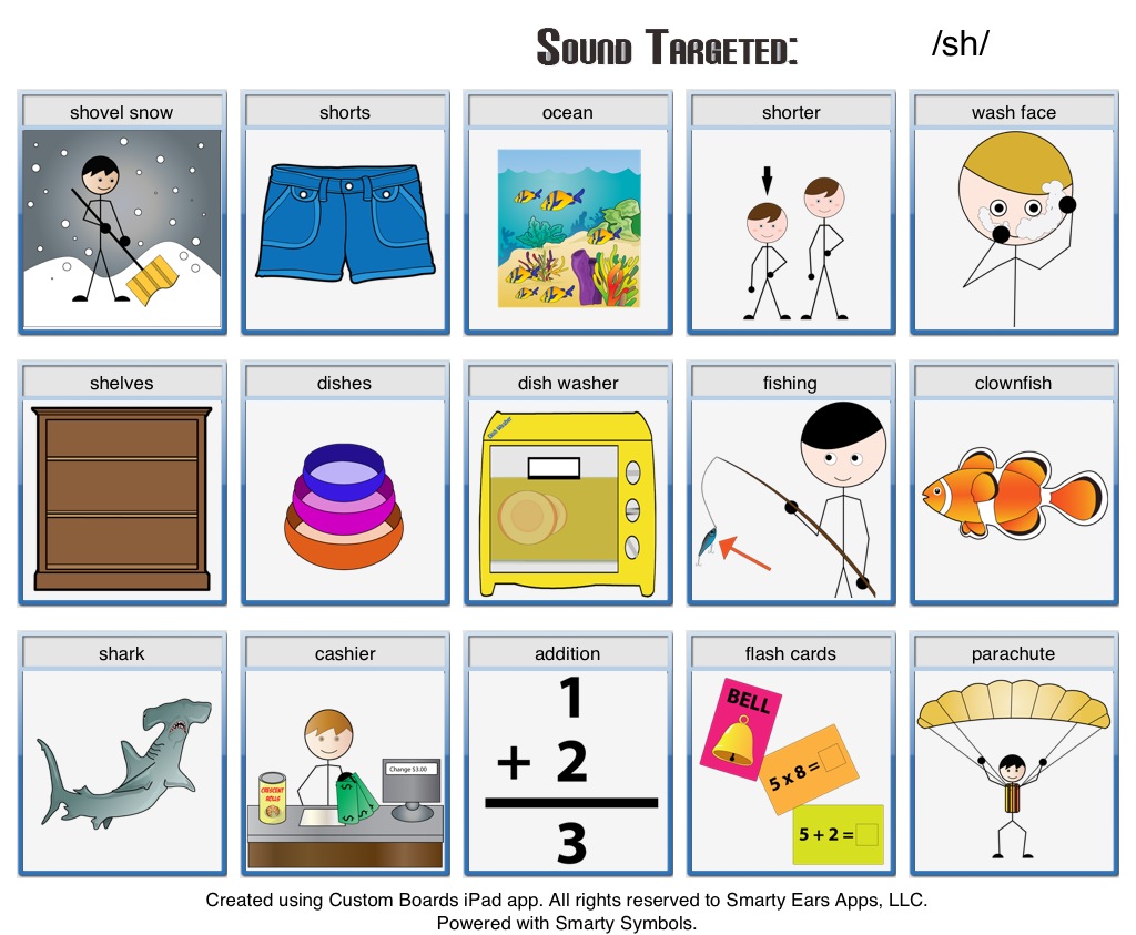 My Speech Room: /sh/, /ch/ and /j/ Practice Pages