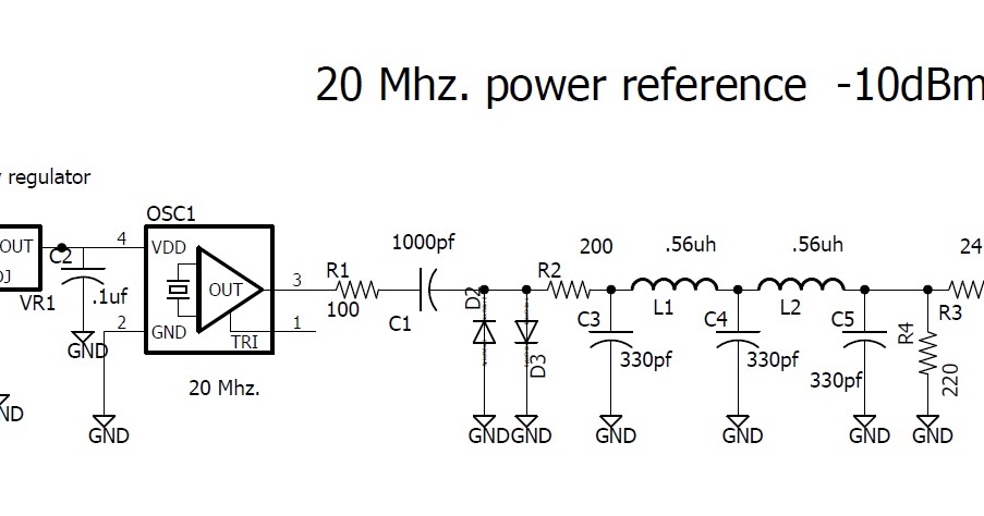 DuWayne's Place: 20 Mhz. power Reference & Calibrating the Ad8307 power ...
