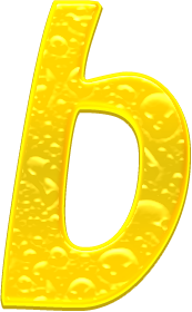 Alfabeto Amarillo con Textura Líquida. - Oh my Alfabetos!