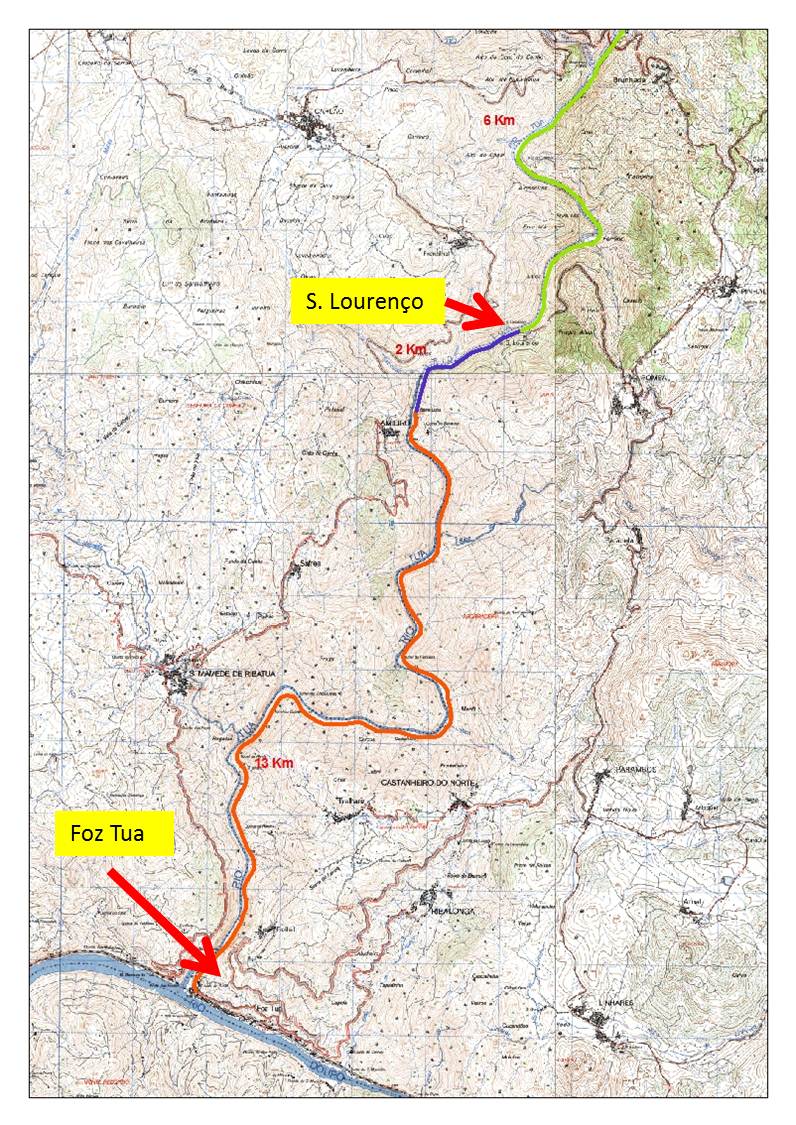 Boas Solas: Linha do Tua - 9 de Abril - De S. Lourenço a Foz Tua