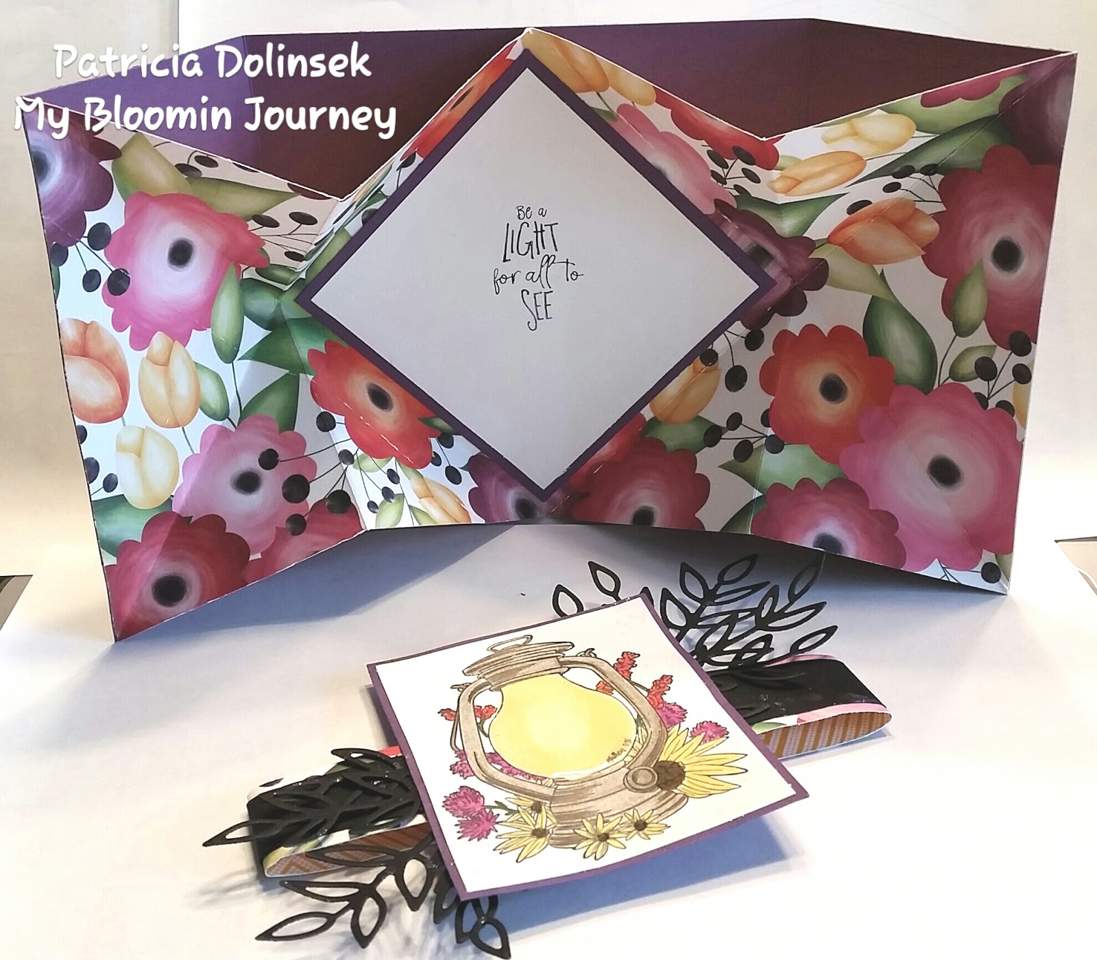 My Bloomin' Journey: Gate Fold Explosion Card