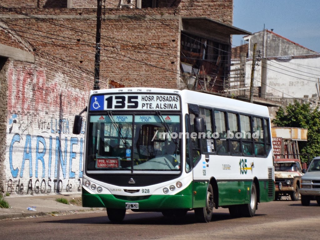 Recorrido de la LINEA 135 de Buenos Aires