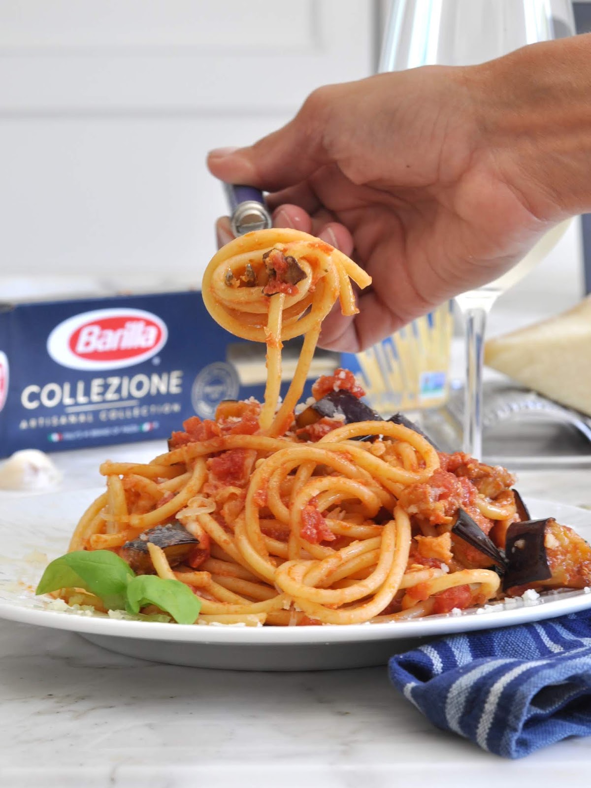 Cooking with Manuela: Barilla® Collezione Bucatini alla Siciliana