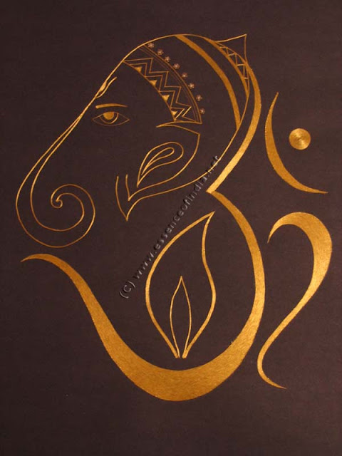 god ganesh with om | God Wallpapers