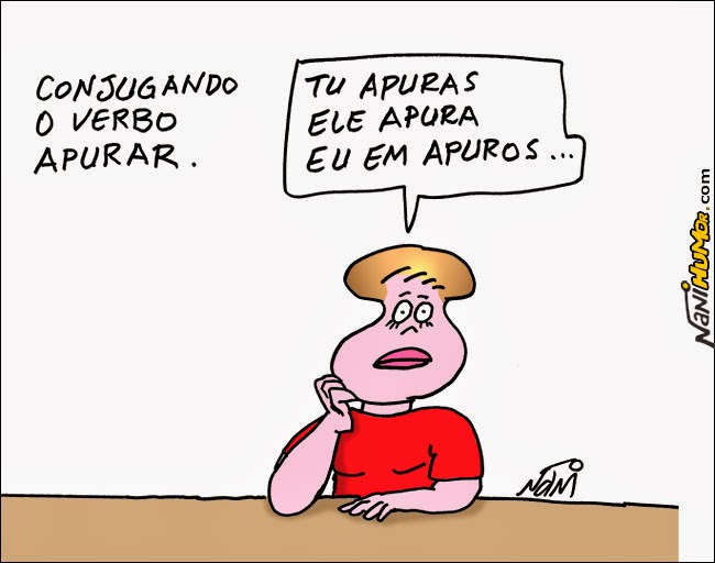 Nani Humor: CONJUGANDO O VERBO APURAR