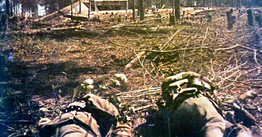 World War II in Color: German Troops Overran Border Fortification