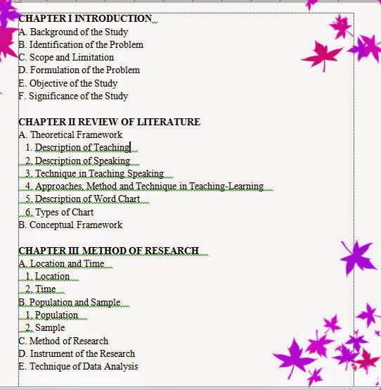 Cara Membuat Dan Contoh Outline Skripsi Yang Benar - Riset