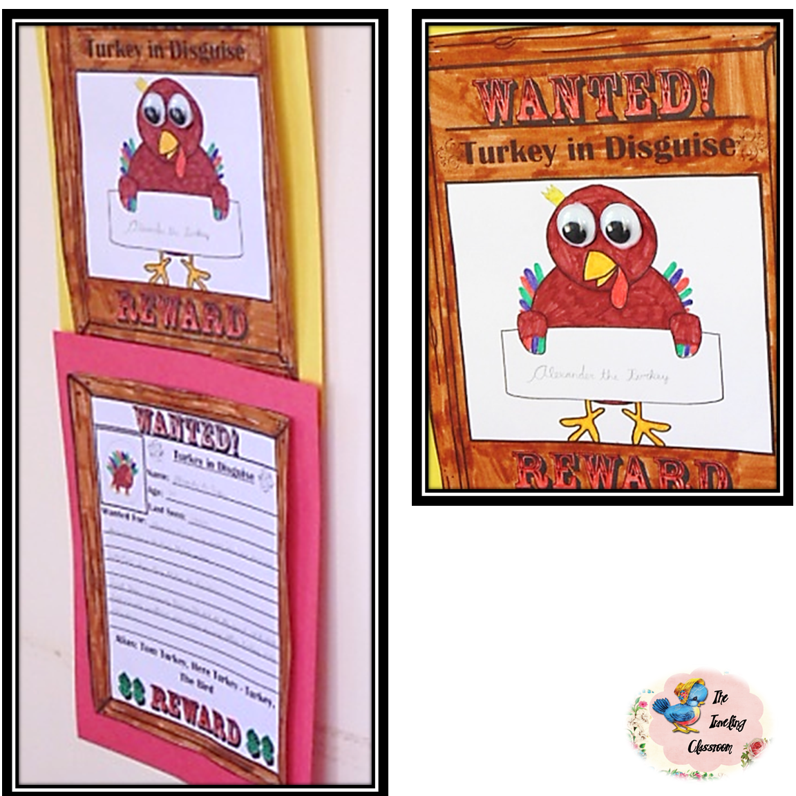 The Traveling Classroom: Turkeys In Disguise - Gobble - Gobble! {FREEBIE}