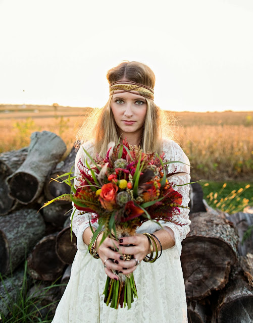 Ashley Thunder Events: Rustic, Bohemian, Earthy: Fall Bouquet : Thode ...