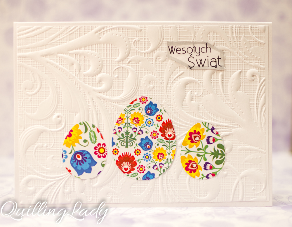 Quilling Lady: Easter cards with Polish folklore touch