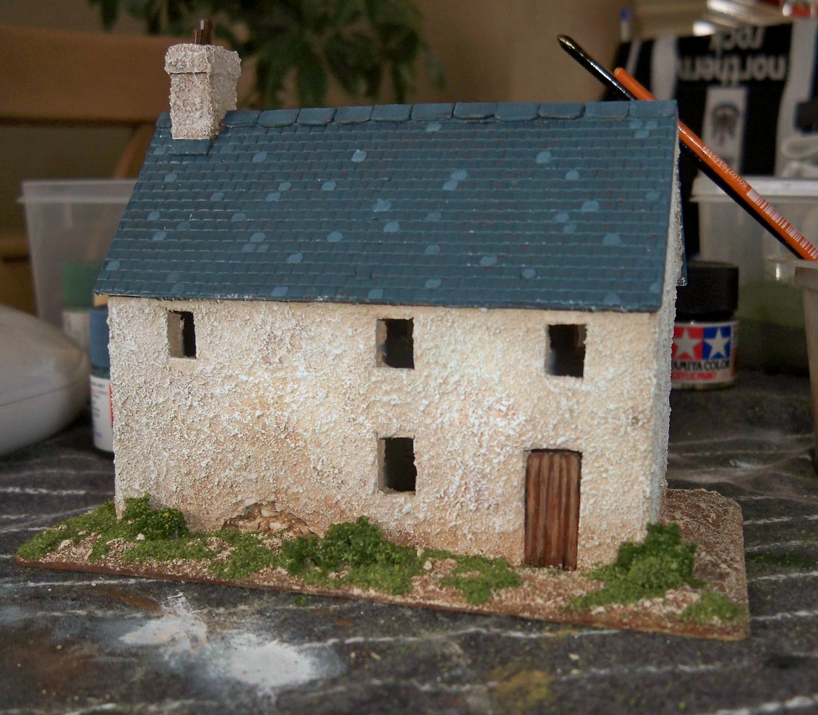 Steve's Wargaming Blog: Quickie 15mm Building
