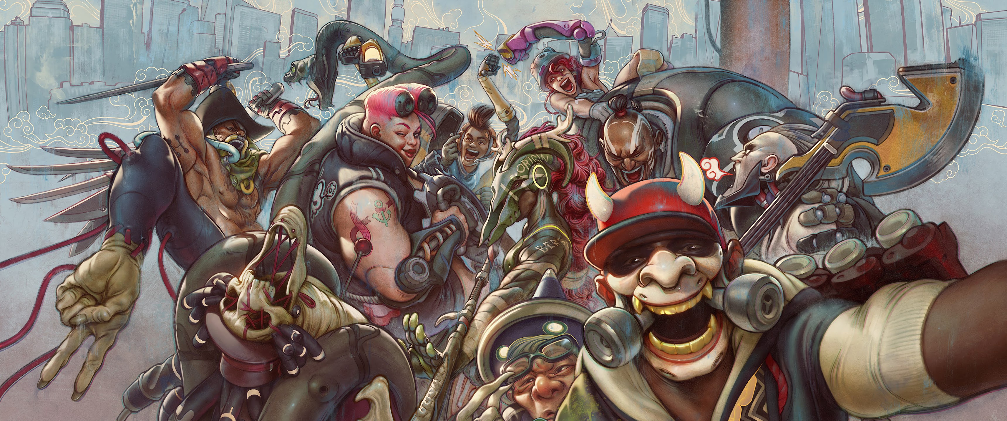 Bleeding Edge, Characters, 4K, #20 Wallpaper iPhone Phone