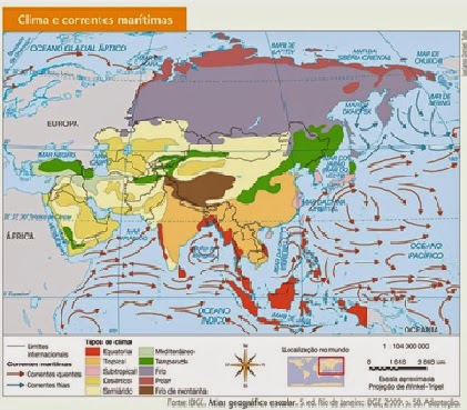 Profº Valdinei Andrade: Clima e Vegetação da Ásia - Questões