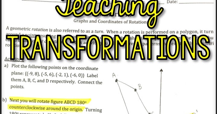 Teaching Transformations | Free to Discover