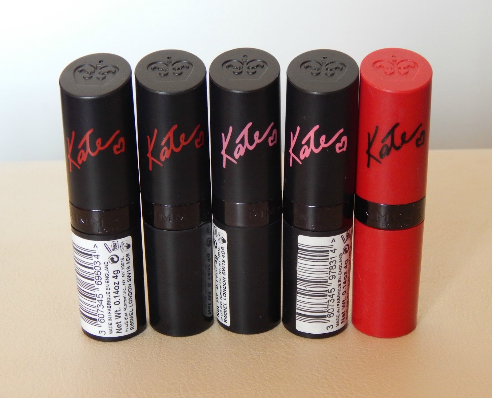 Beauty Waterfall: Rimmel London Kate Moss Lipstick Collection