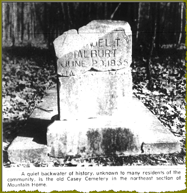 Ozarks' History: Talburt / Casey Cemetery