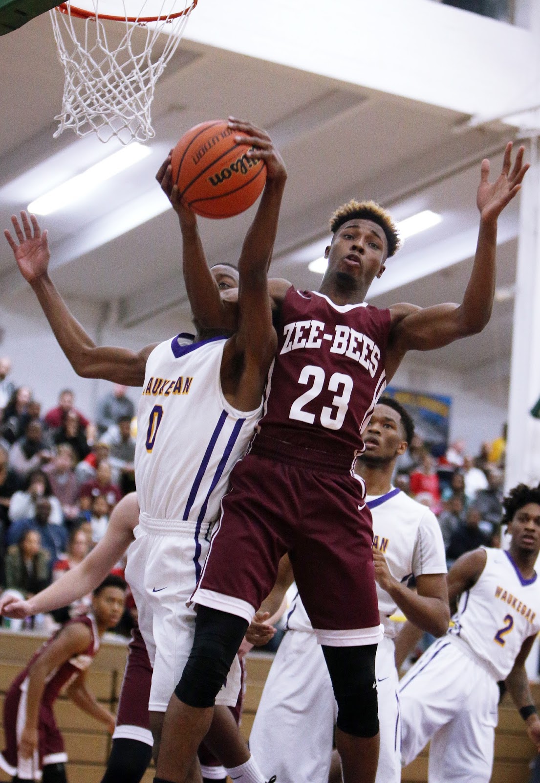 Mark Kodiak Ukena: IHSA Varsity Boys Basketball: Zion-Benton vs Waukegan