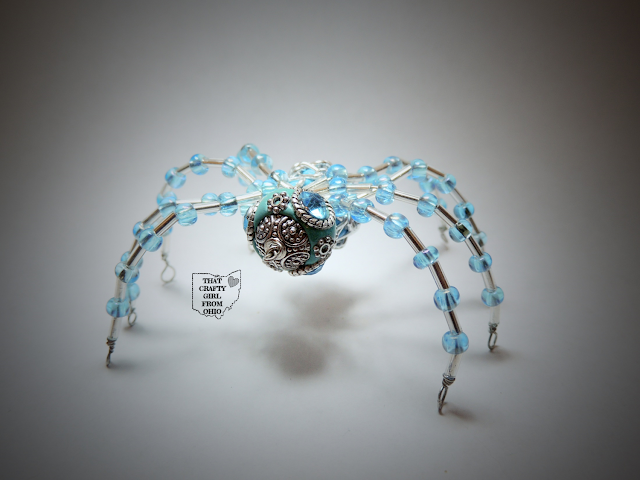 Beaded Spider and My First Experiences With Wire Wrapping
