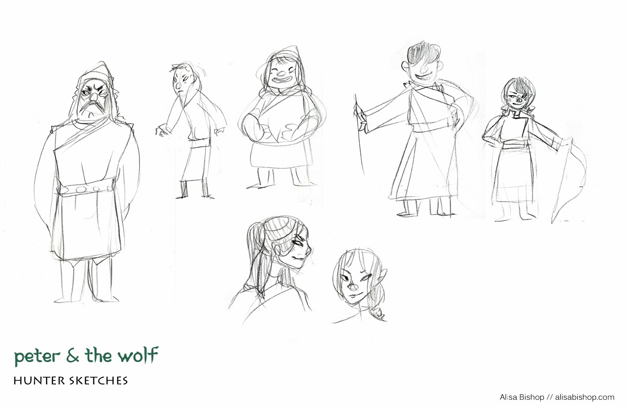The Art of Alisa Bishop: Peter & The Wolf - a lot of text and a lot of ...