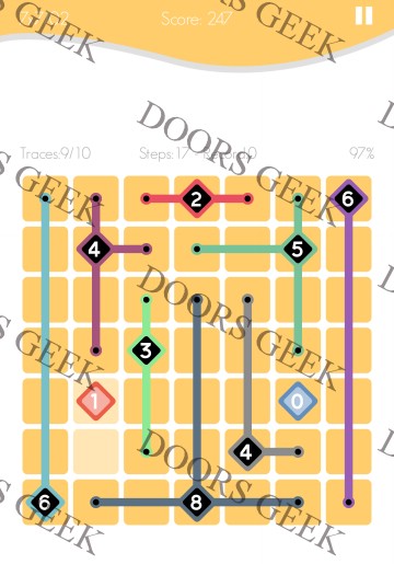 Logic Traces 7x7 Level 2 ~ Doors Geek